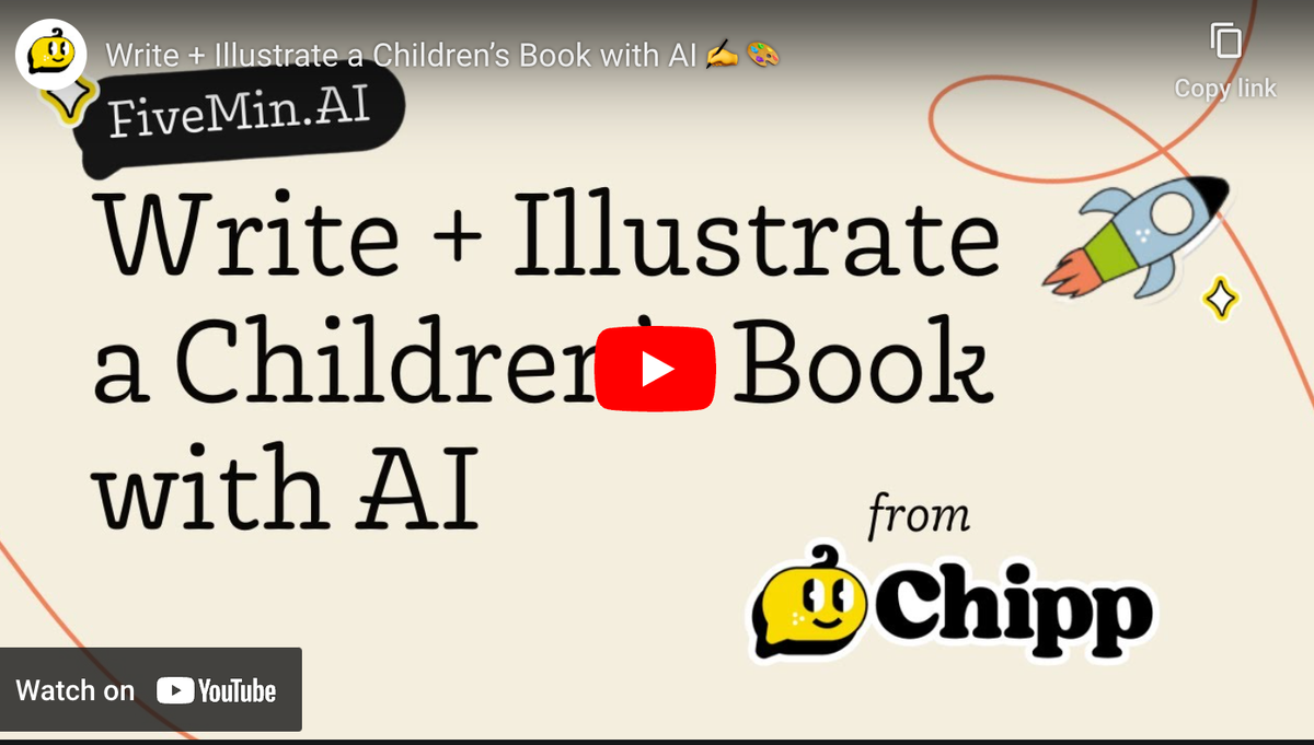 Write + Illustrate a Children’s Book with AI ️ 🎨